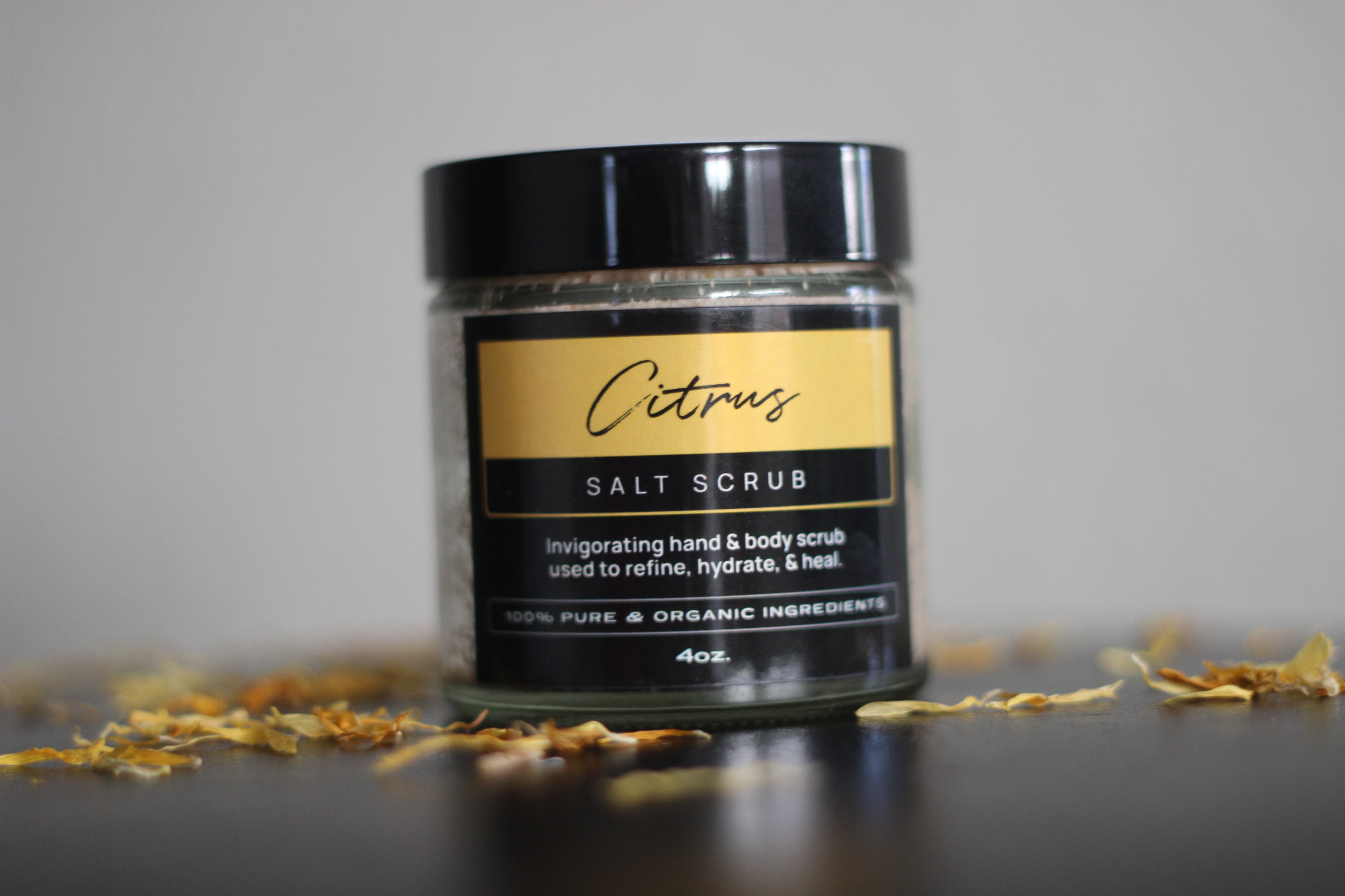 Citrus Salt Scrub – Lave Organics